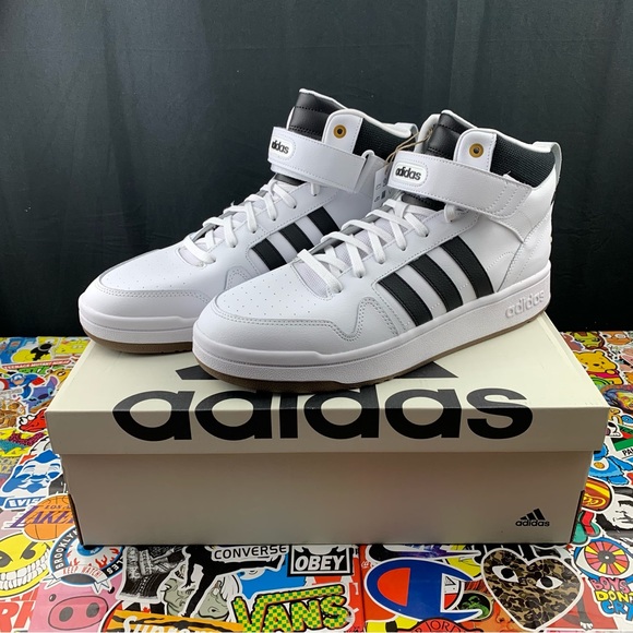 adidas | Shoes | Adidas Postmove Mid White Size 3 Mens | Poshmark